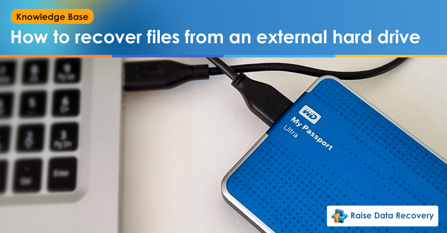 How to recover data from an external hard drive
